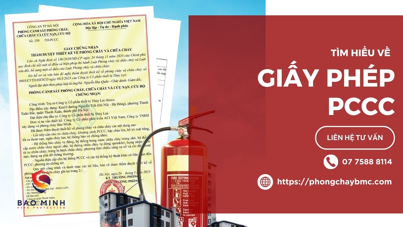 Giấy Phép PCCC Là Gì? Quy Định, Thủ Tục & Hỗ Trợ Xin Cấp Nhanh